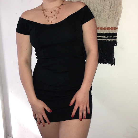 Tobi | Dresses | Black Body Con Dress Toby | Poshmark